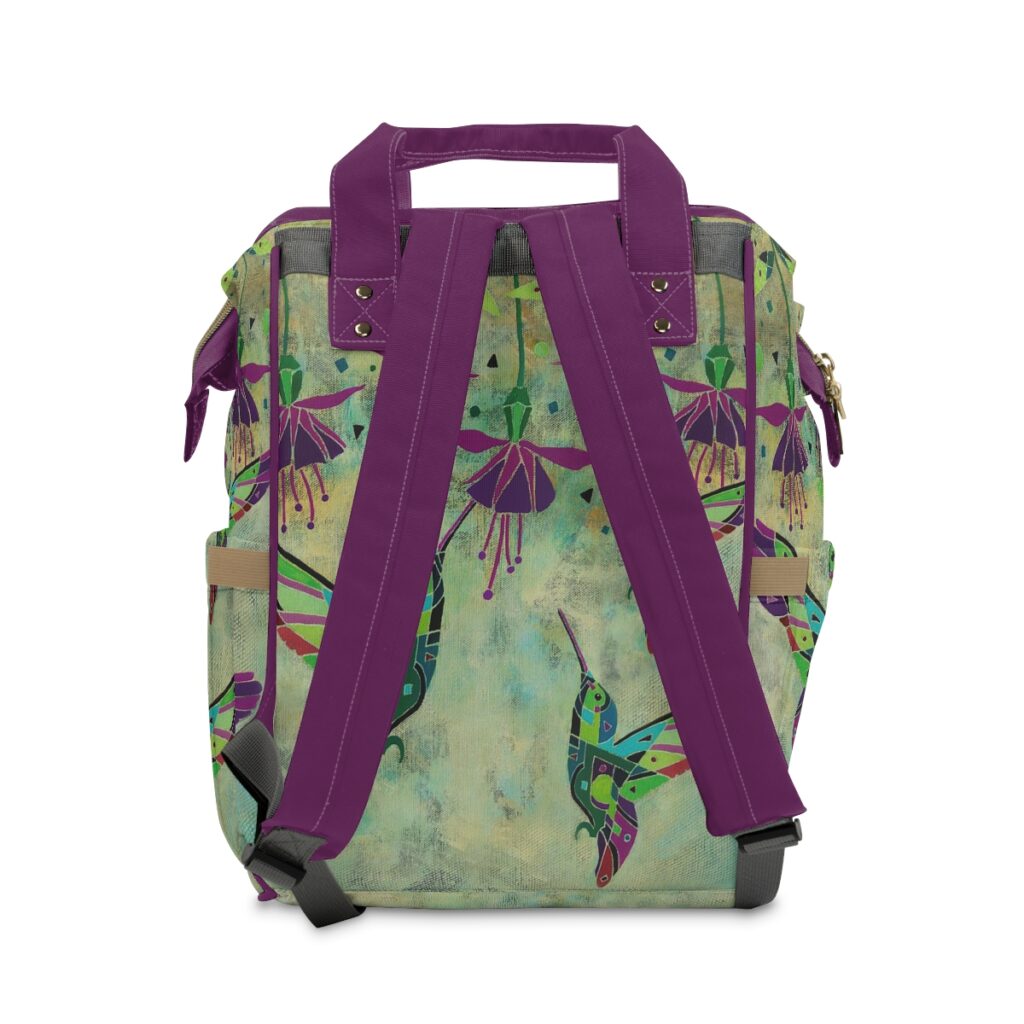 Hummingbird Multifunctional Backpack - Barbara Rush Fine Art