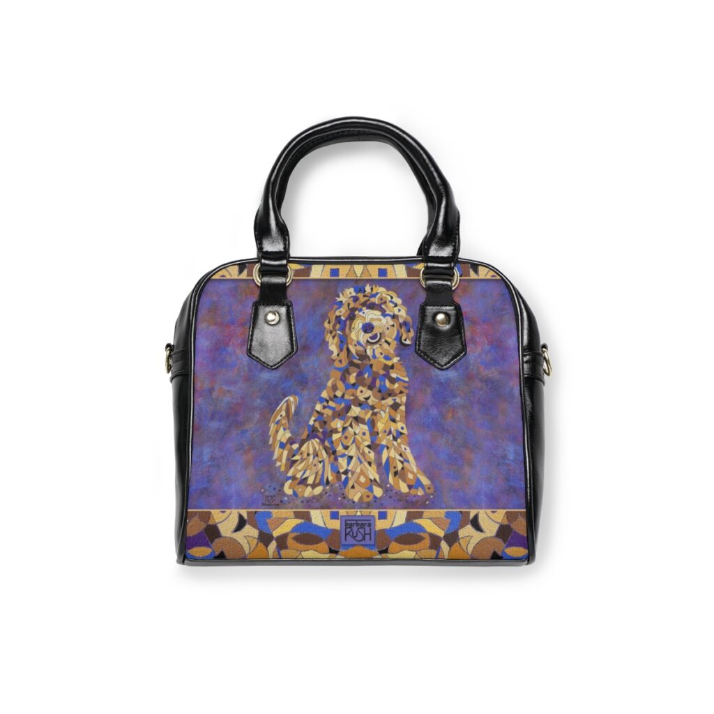 Doodle Love Shoulder Handbag - Barbara Rush Fine Art